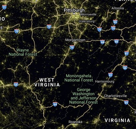 WV Dark Sky Parks & Places | Astrotourism | 2022 List | GO ASTRONOMY